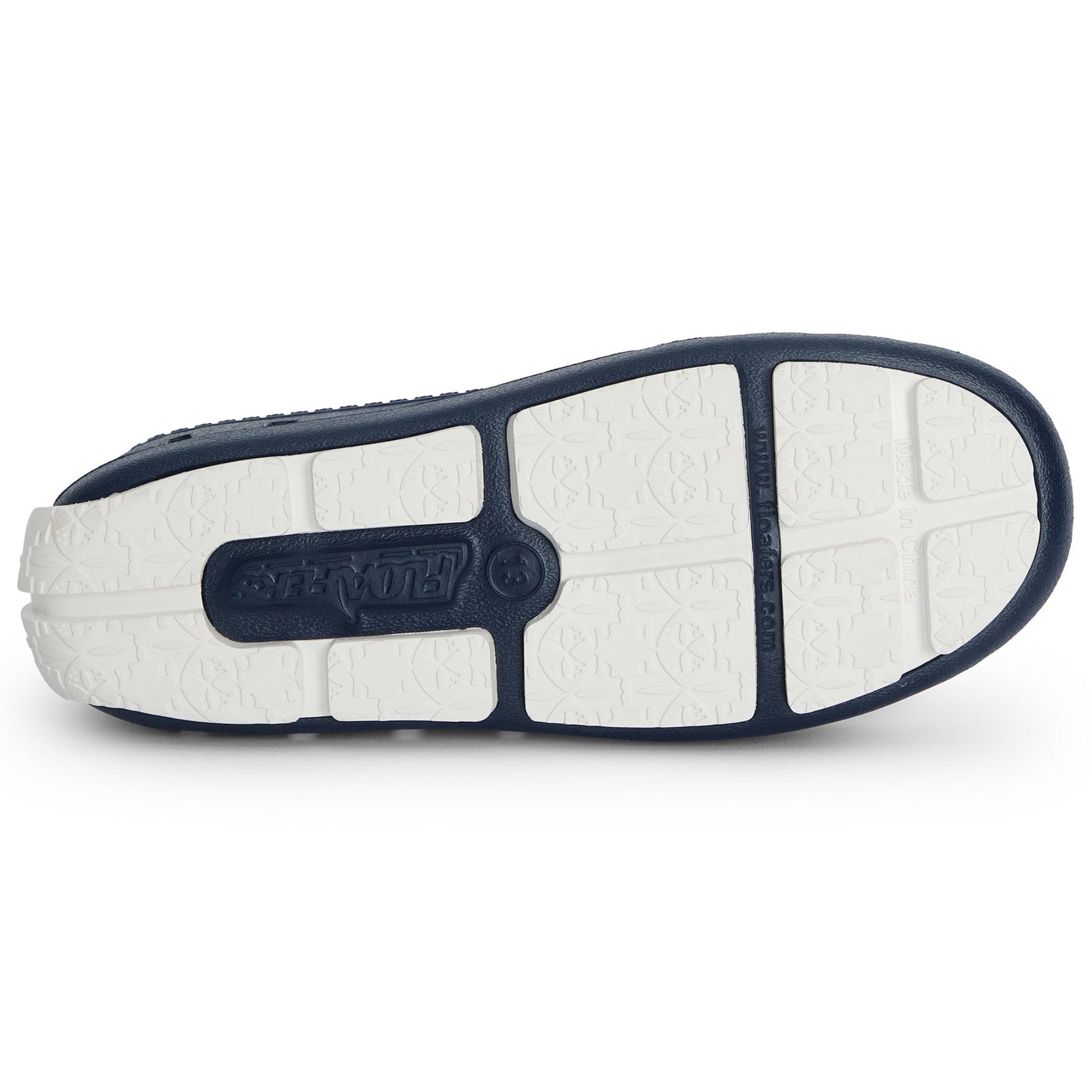Kid’s Prodigy Driver Foam Shoe | Navy Peony/Bright White – Floafers