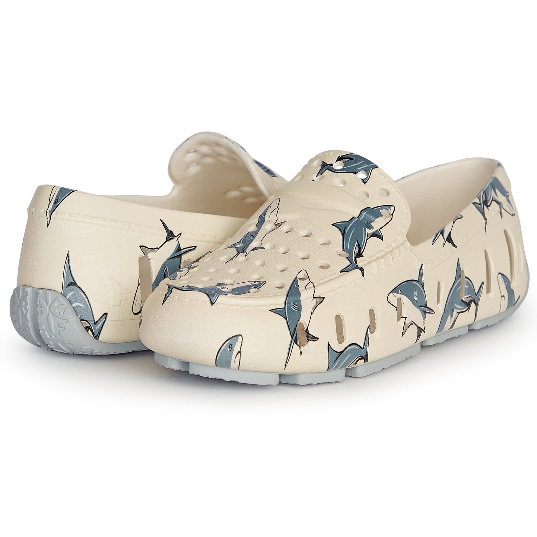 Kid’s Prodigy Driver Foam Shoe | Shark Print – Floafers