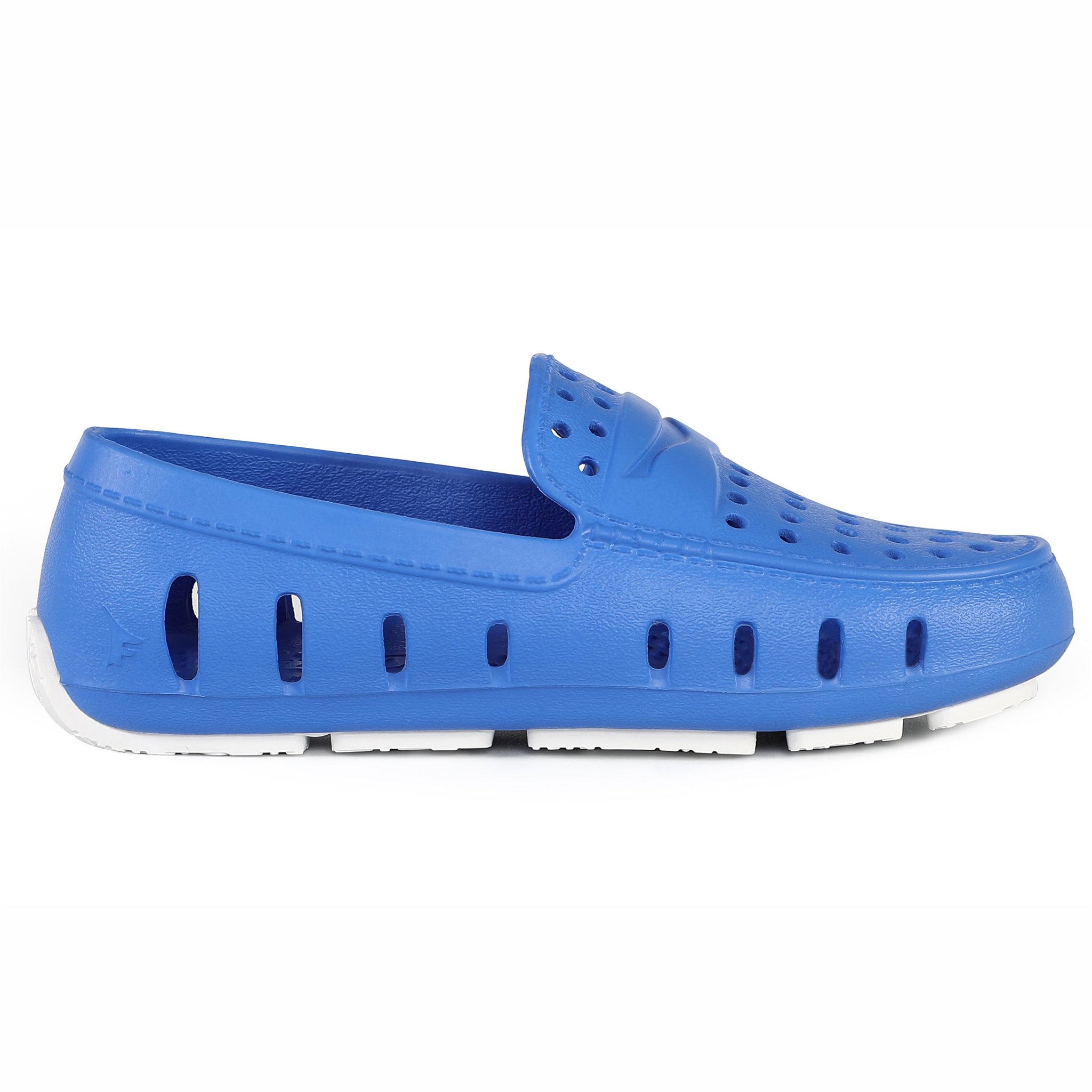 Kids Prodigy Bright Blue Bright White Loafers – Floafers