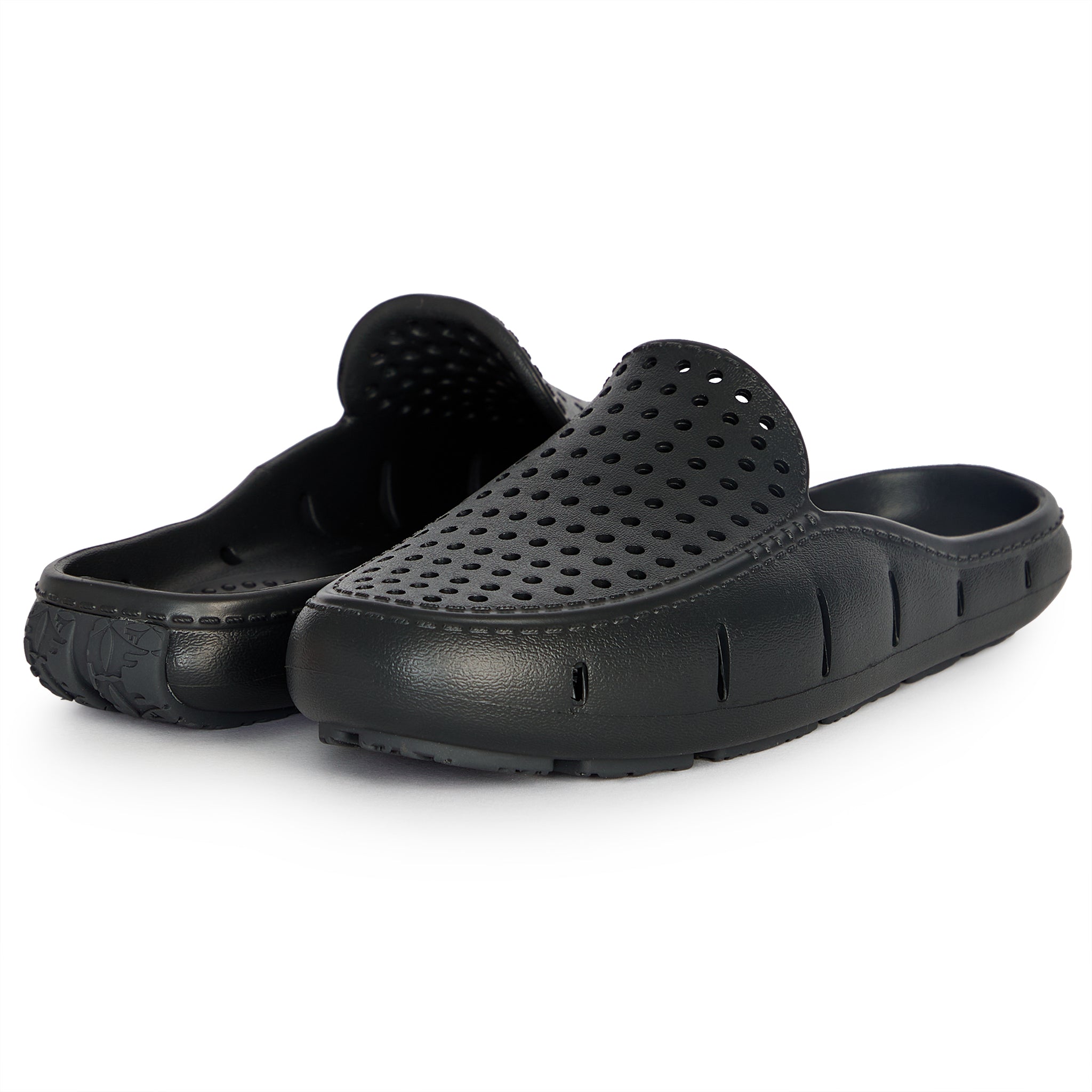Women’s Sunset Slide Foam Shoe | Black/Asphalt – Floafers
